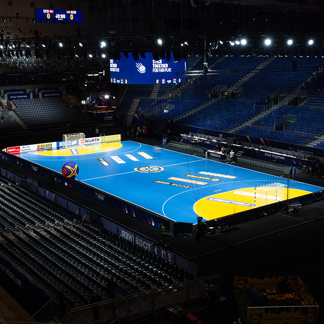Football stadium becomes Handball World Championship Arena | IAKS Worldwide