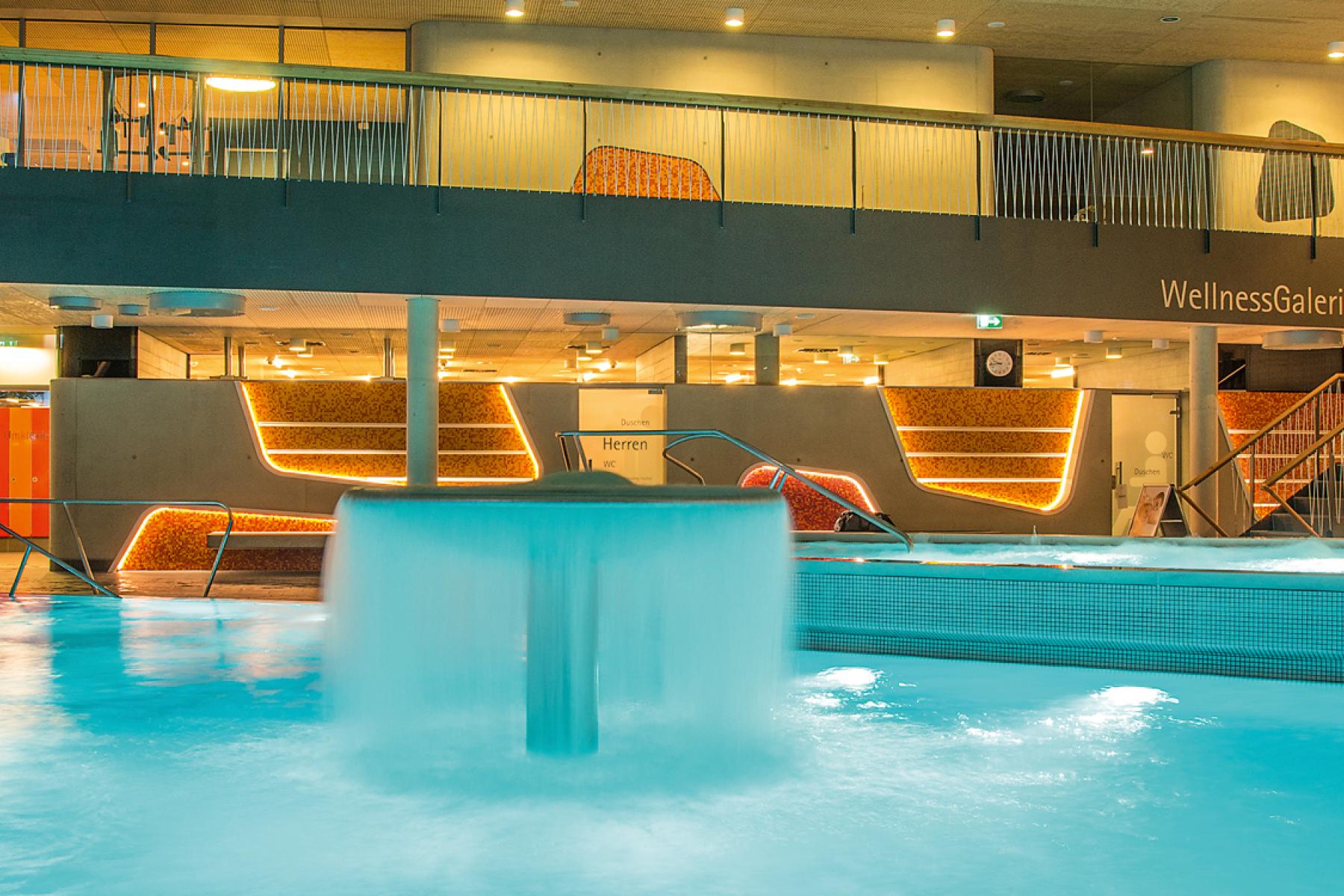 'Emser Therme' spa landscape as 4th stop at IAKS facility tour prior to ...